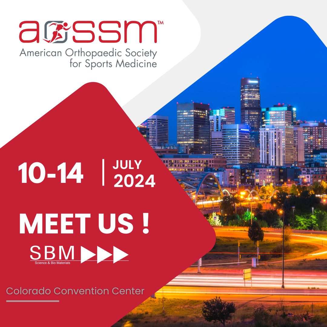 SBM | NEWS OF S.B.M. Inc. : AOSSM 2024 in a week