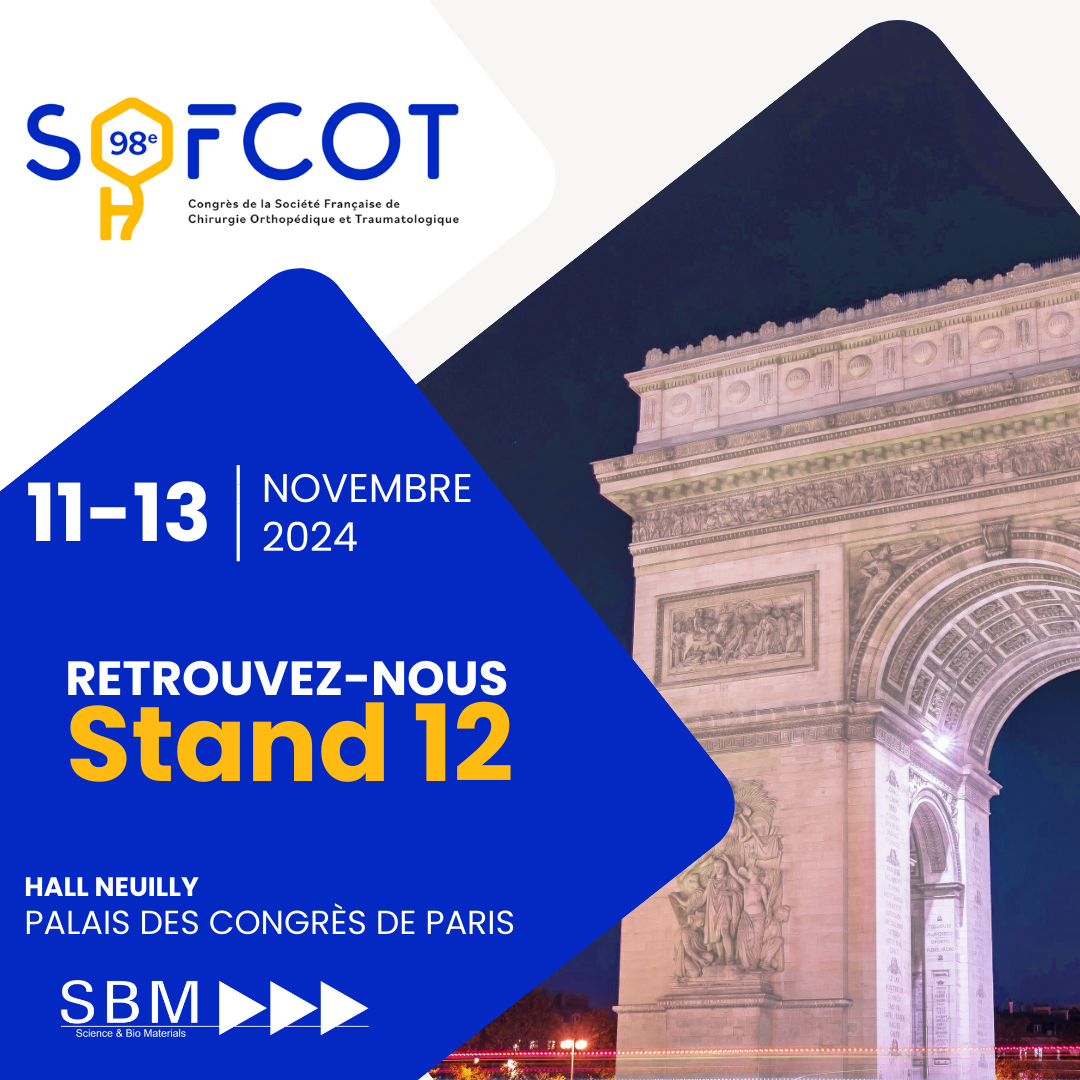 SBM | S.B.M. participe au 98ème congrès de la SOFCOT à Paris